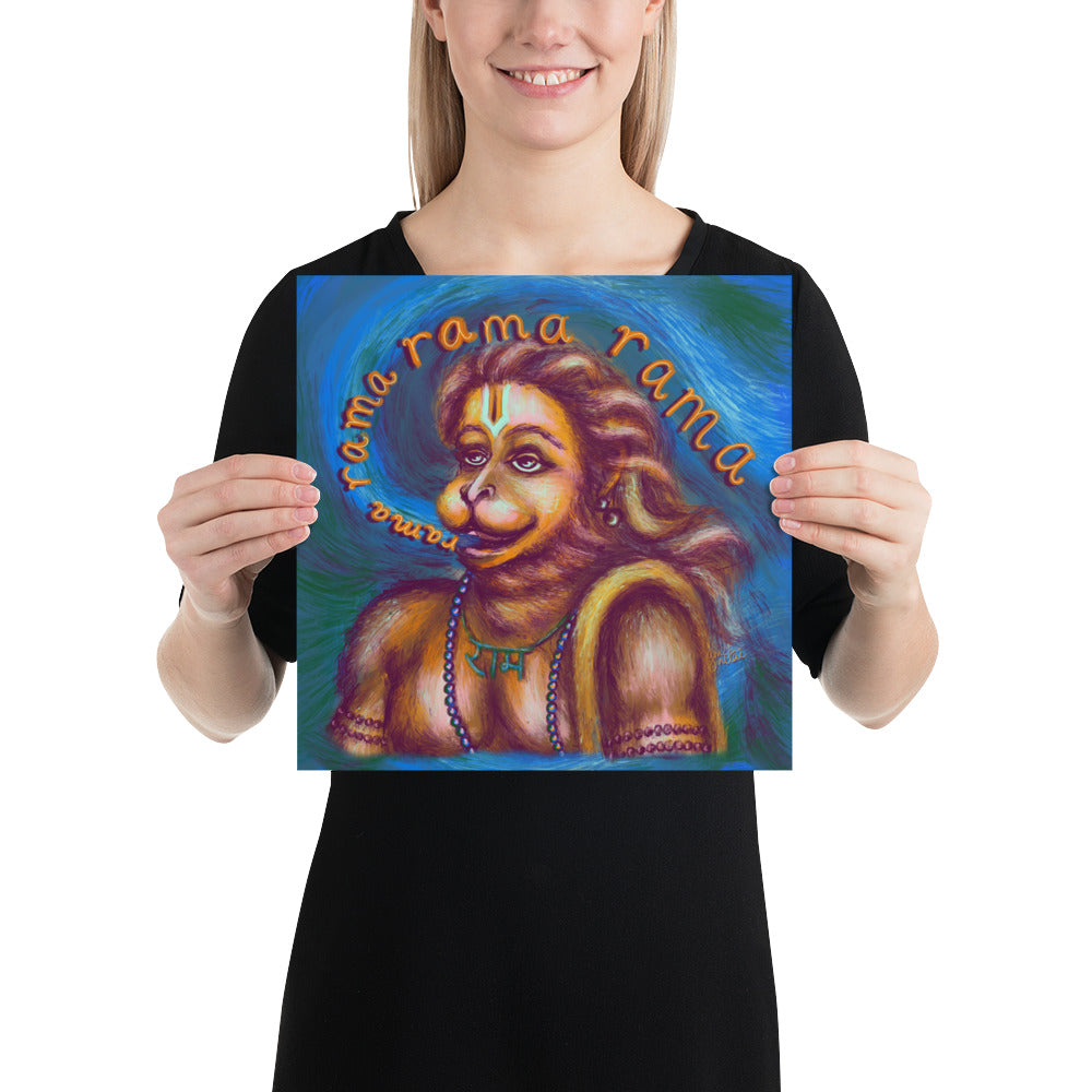 ‘Monkey Monk’ Poster – gm.nitai