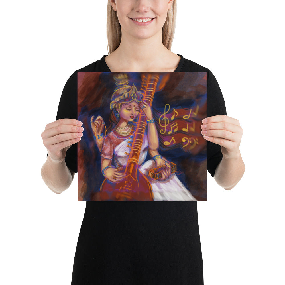 ‘Music Goddess’ Poster – gm.nitai